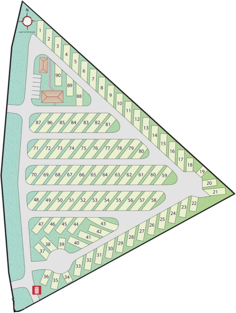 Timber Ridge RV Park Map | RV Campground in Bryan, Texas